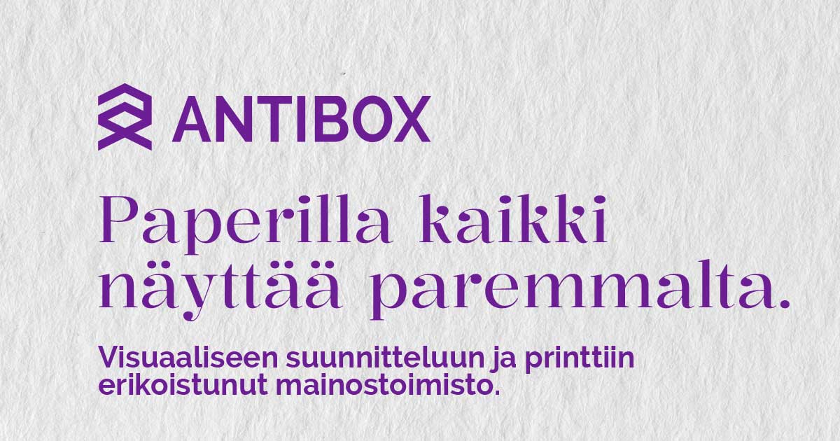 Graafista Suunnittelua Yrityksille | Antibox Design